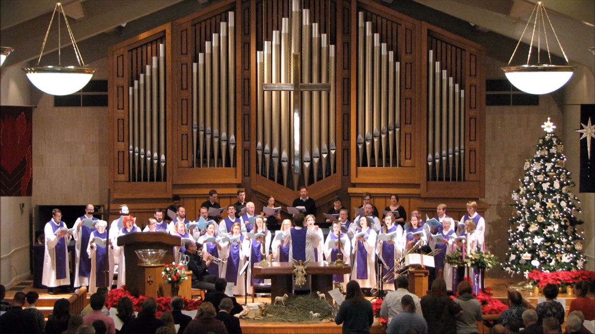 United Methodists sing Lessons and Carols