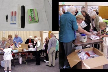 Church celebrates UMCOR Sunday by making kits | UMC.org