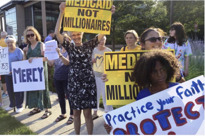 Bishops join protest of proposed Medicaid cuts
