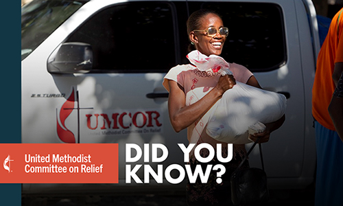 Did you know 100% of your donation to UMCOR goes where you specify?