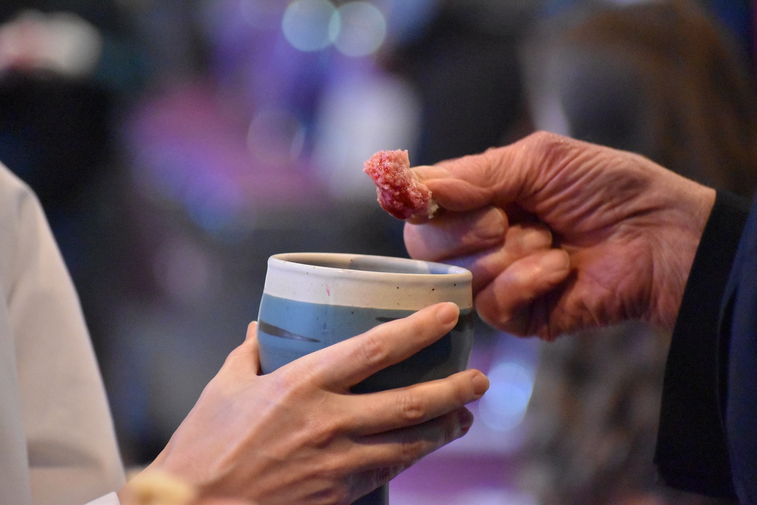 United Methodists gather at the table