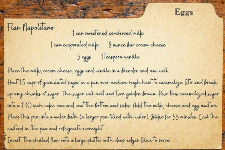 Flan Napolitano Recipe